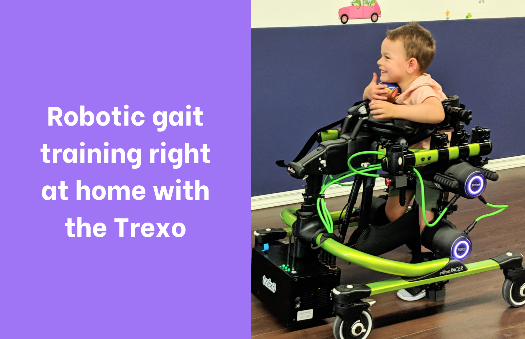 Cerebral palsy rehabilitation with the Trexo Home | Trexo Robotics