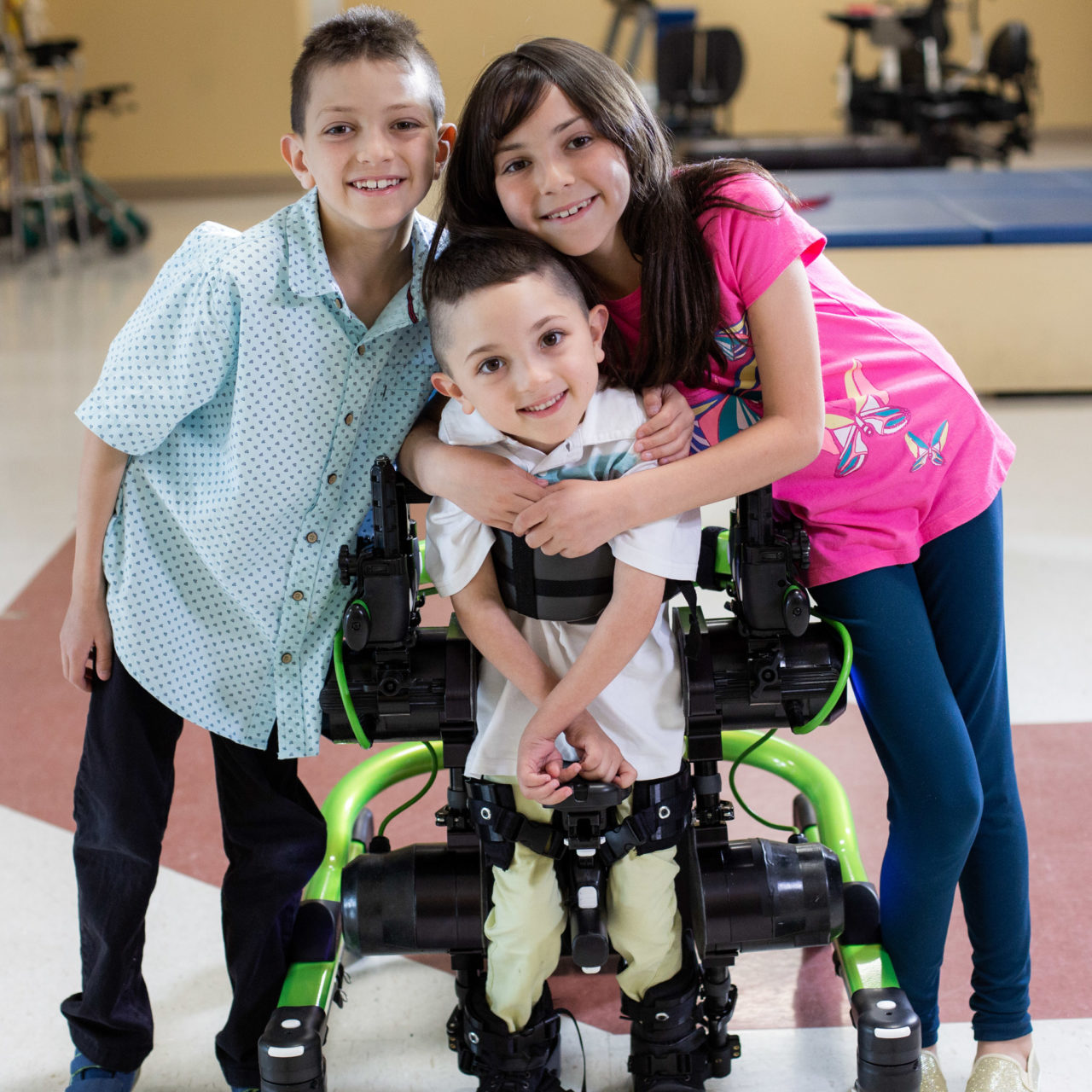 Trexo Plus robot-assisted gait training for children with disabilities.